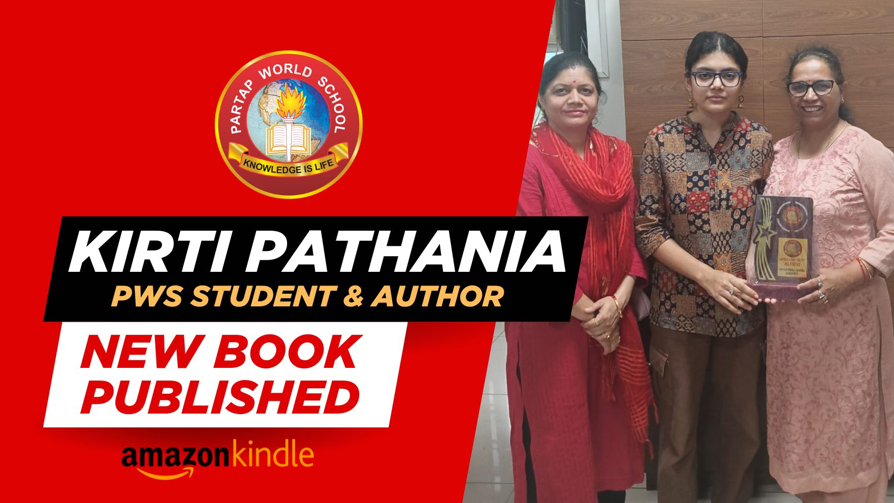 PWS Student Kirti Pathania Makes Her Mark as Young Author on Amazon ...